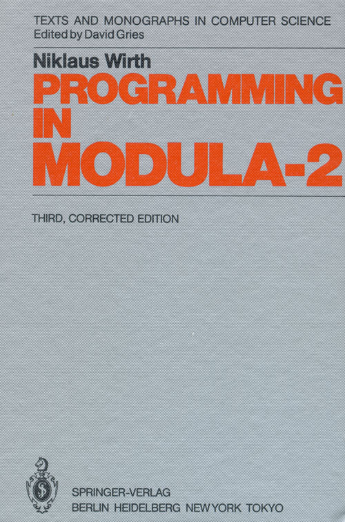 Books by Niklaus Wirth – Pascal for small machines