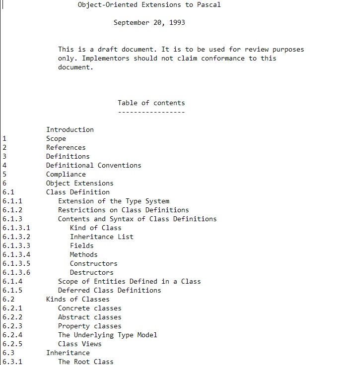 Standard Pascal and Validation – Pascal for small machines