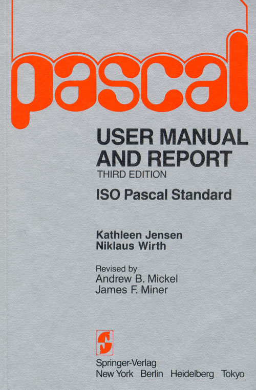 Books by Niklaus Wirth – Pascal for small machines