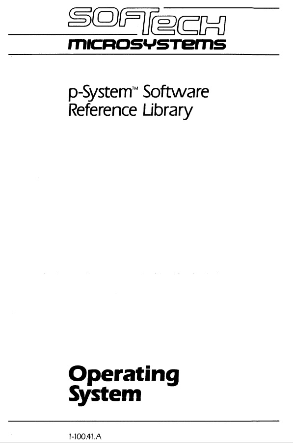 Softech and Pecan – Pascal for small machines