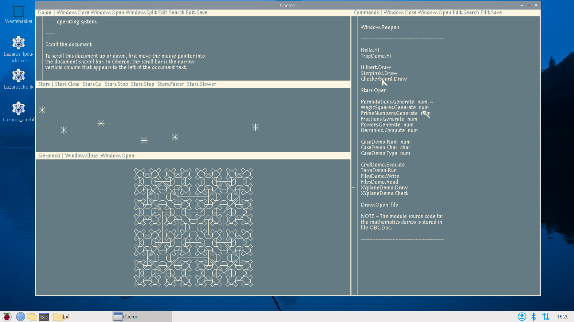 Oberon Pi – Pascal for small machines